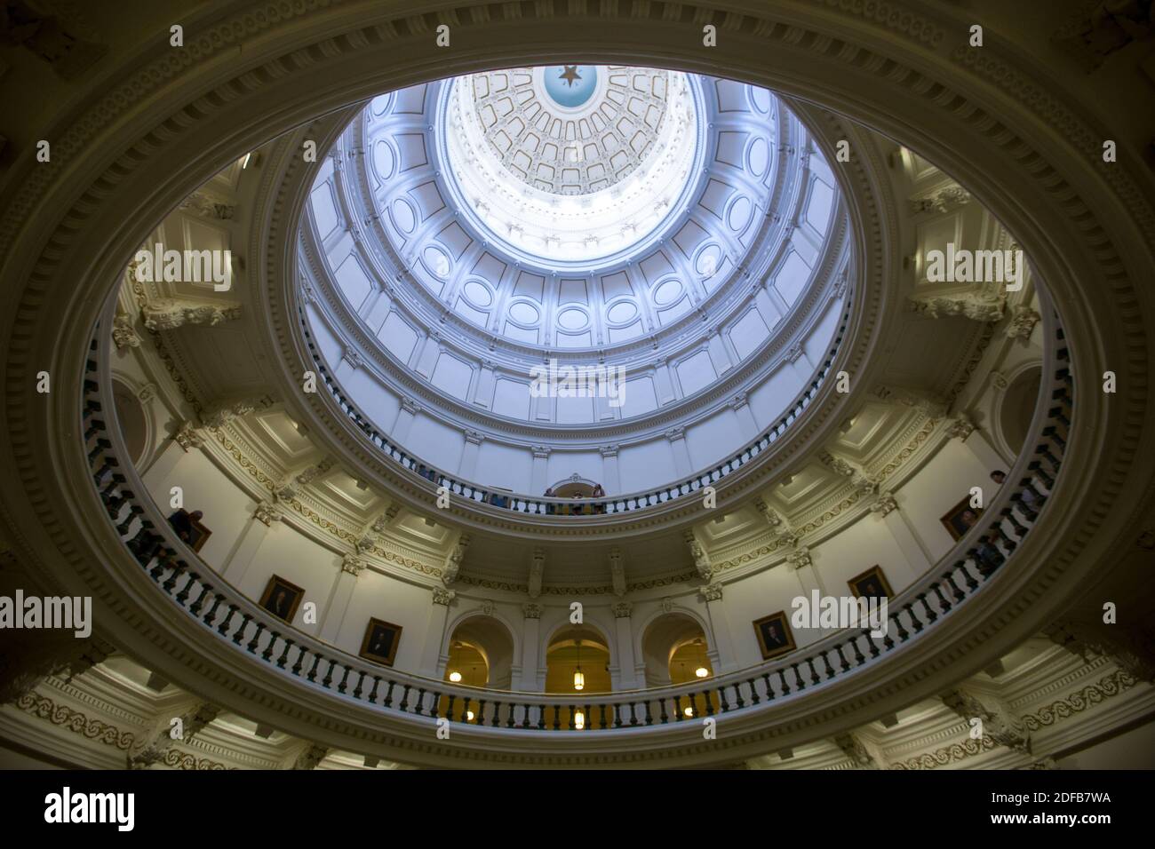 Spring, 2016 - Austin, Texas, USA - Texas State Capitol Building. The ...
