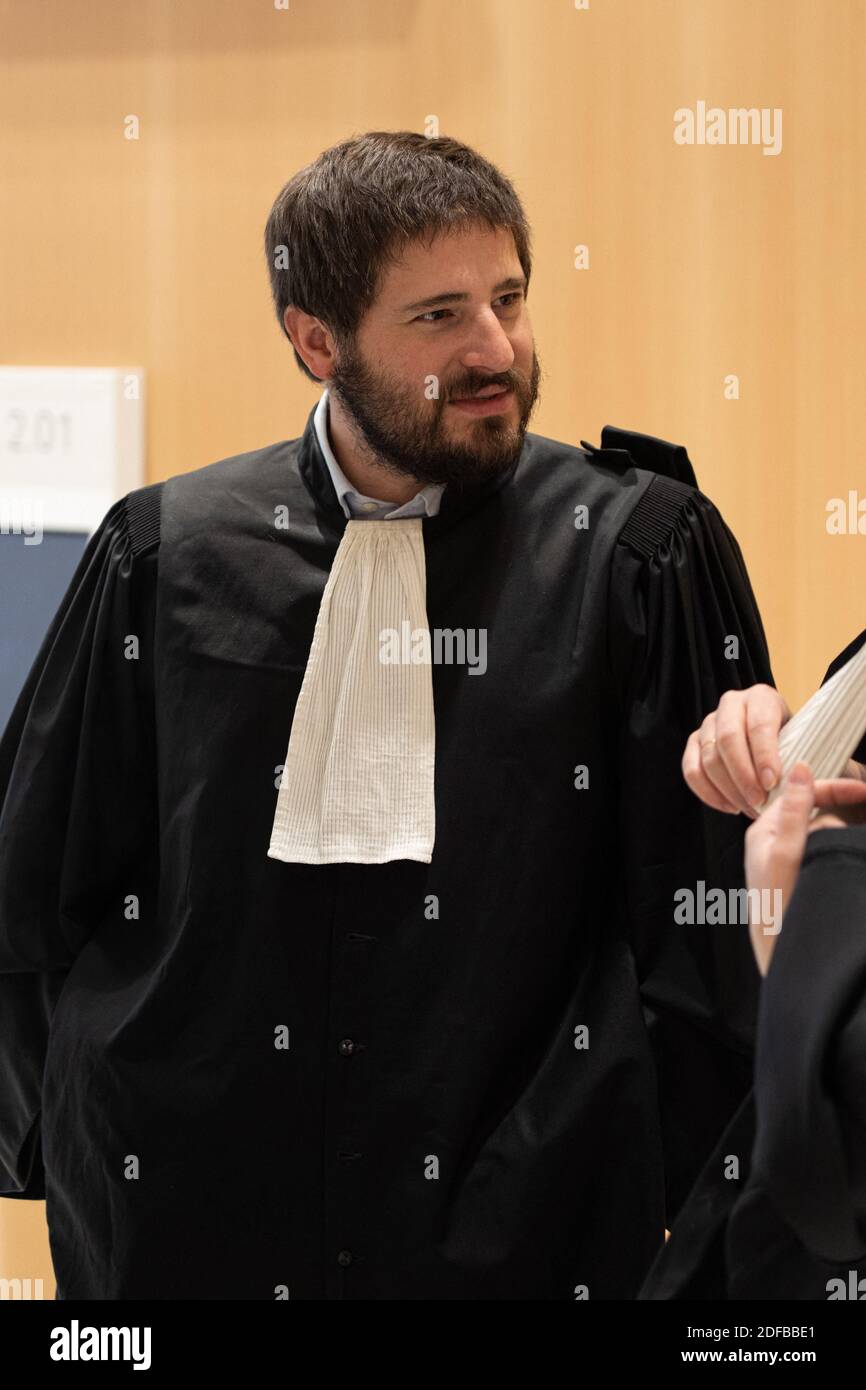Charles Joseph-Oudin, attorney for 250 civil parties, at the Paris ...