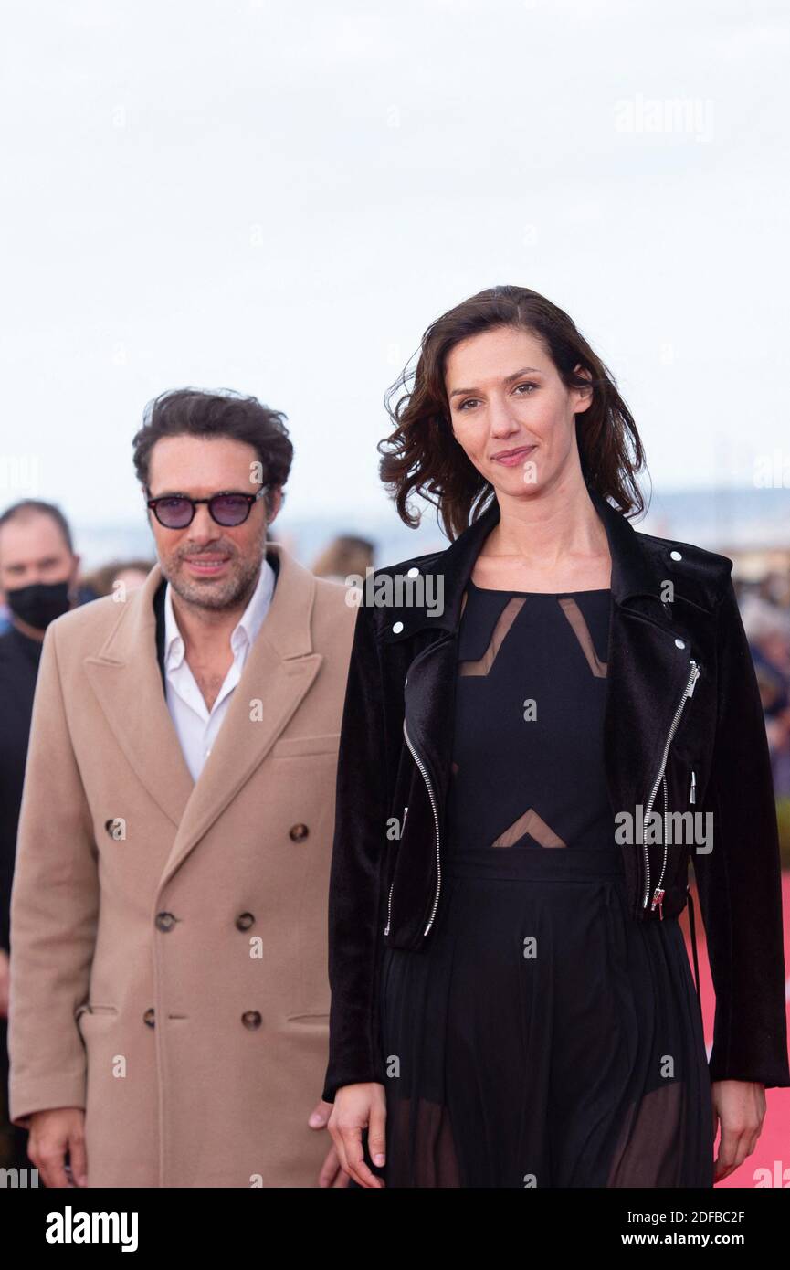 Nicolas Bedos and Doria Tillier attending the 34th Cabourg Film ...