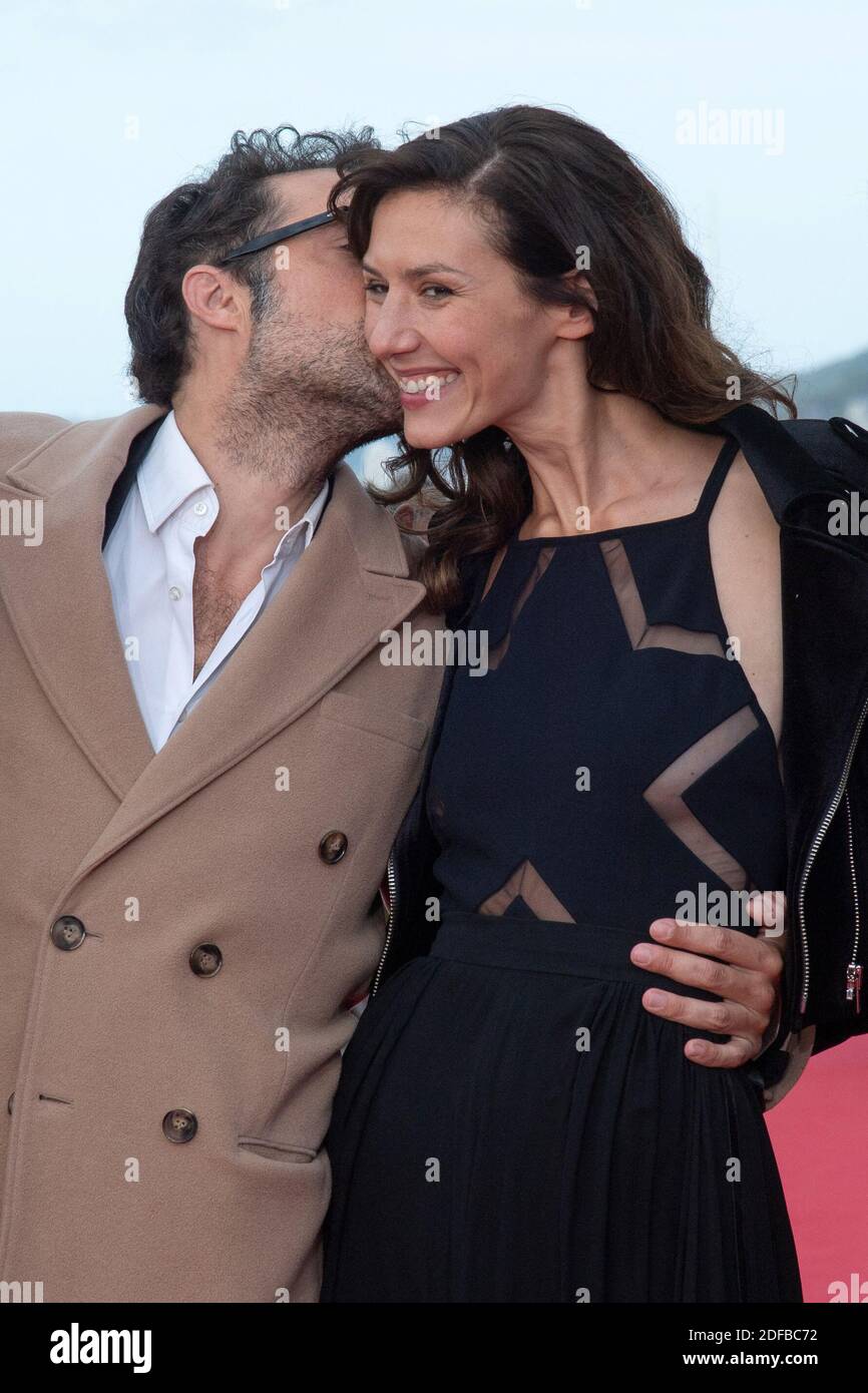 Nicolas Bedos and Doria Tillier attending the 34th Cabourg Film ...