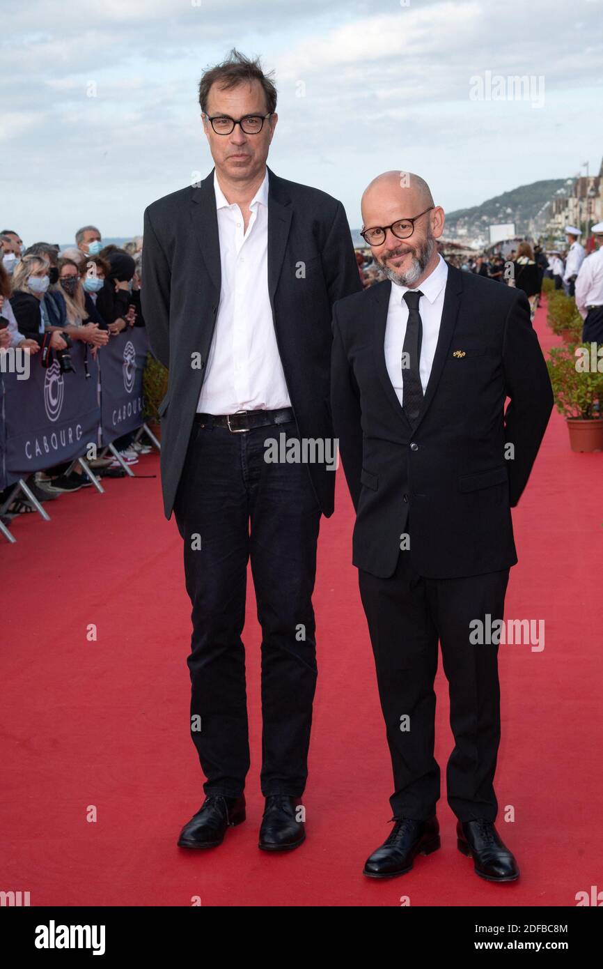 Dominik Moll and Gilles Marchand attending the 34th Cabourg Film ...