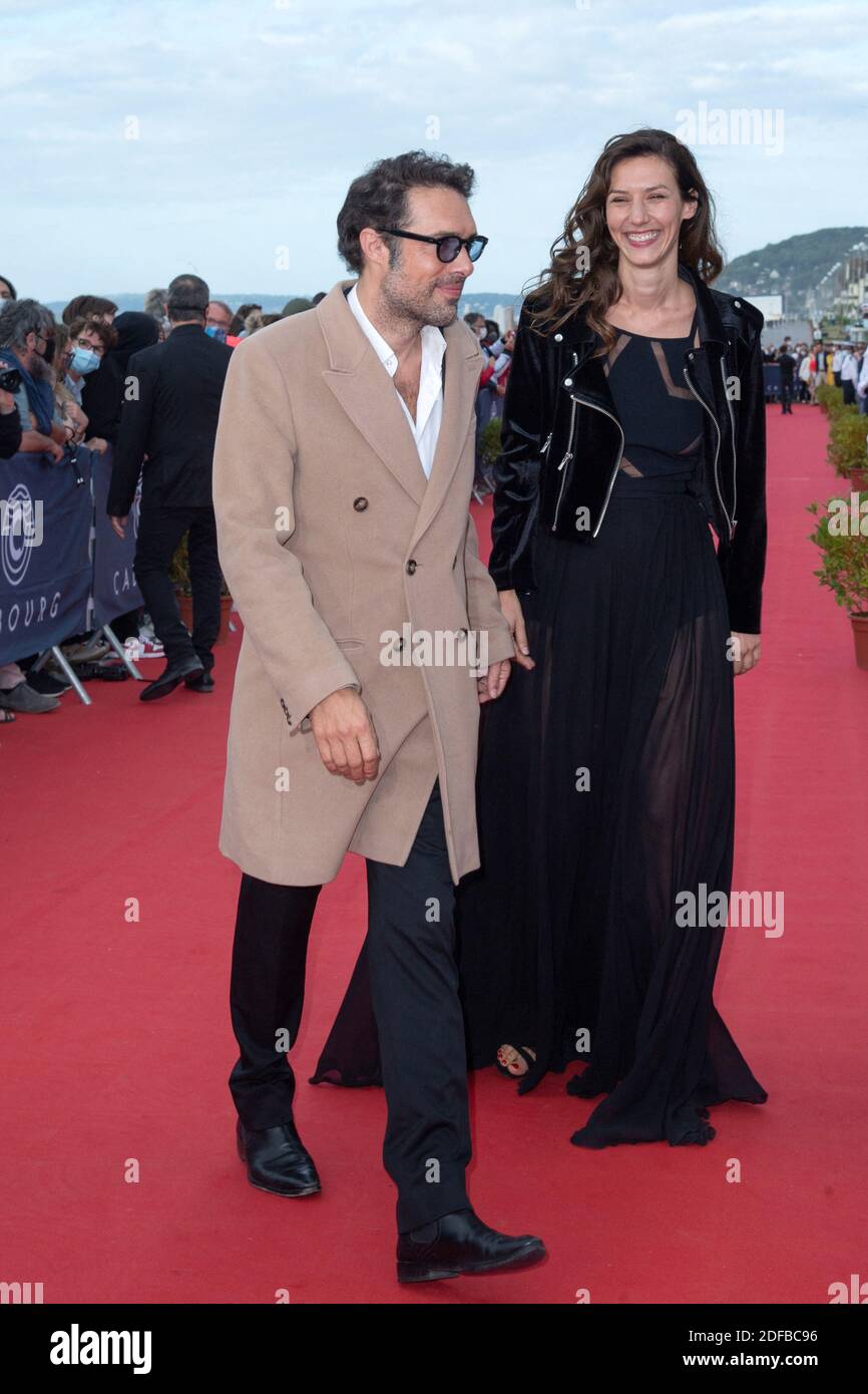 Nicolas Bedos and Doria Tillier attending the 34th Cabourg Film ...