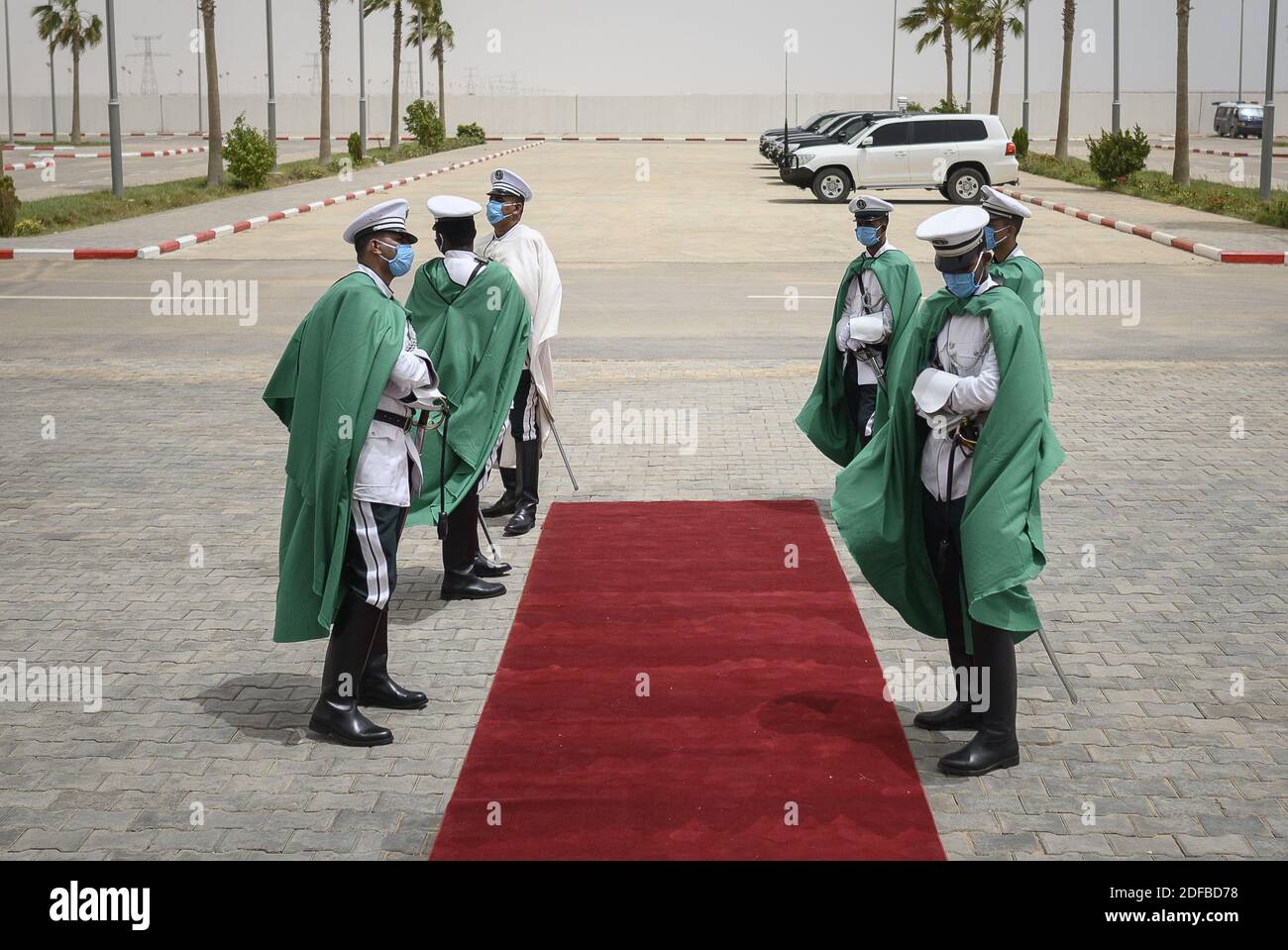 Illustration at Palais des congres "'El Mouribatoune" in Nouakchott ...
