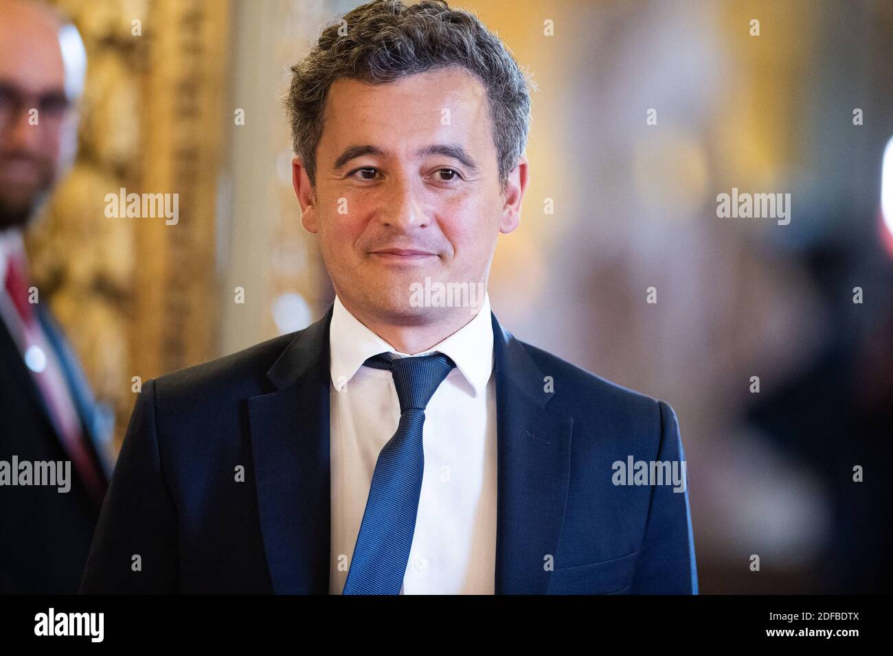 Minister of Public Action and Accounts Gerald Darmanin attends at the ...