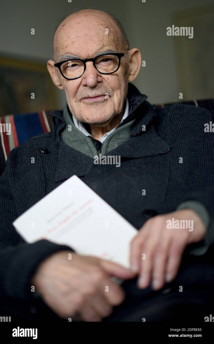 Exclusive - File picture of Jean-Luc Nancy philosopher, writer, and his ...