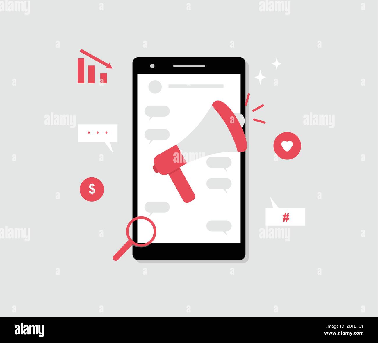 design about digital marketing background Stock Vector Image & Art - Alamy