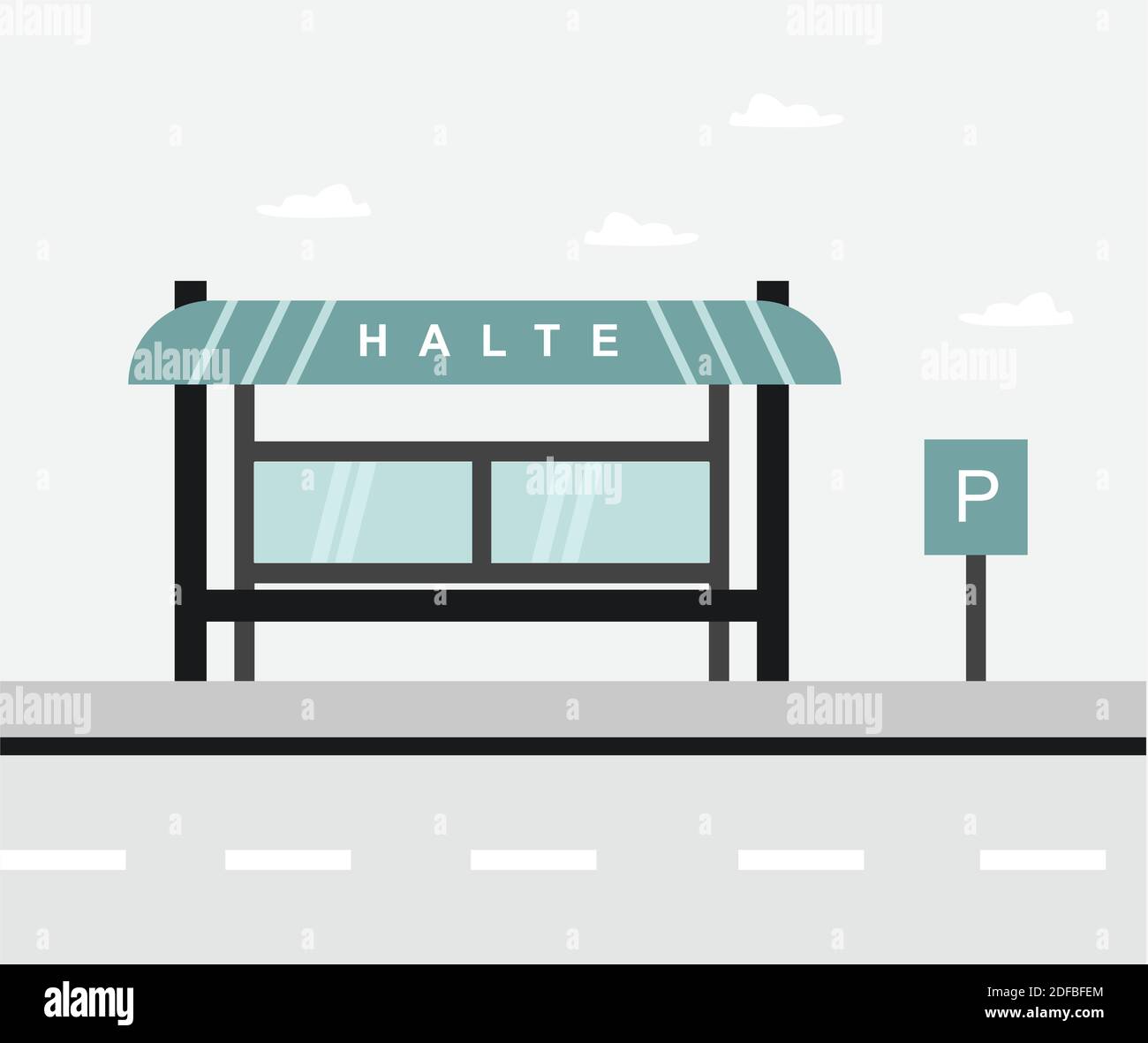 Danger street Stock Vector Images - Alamy