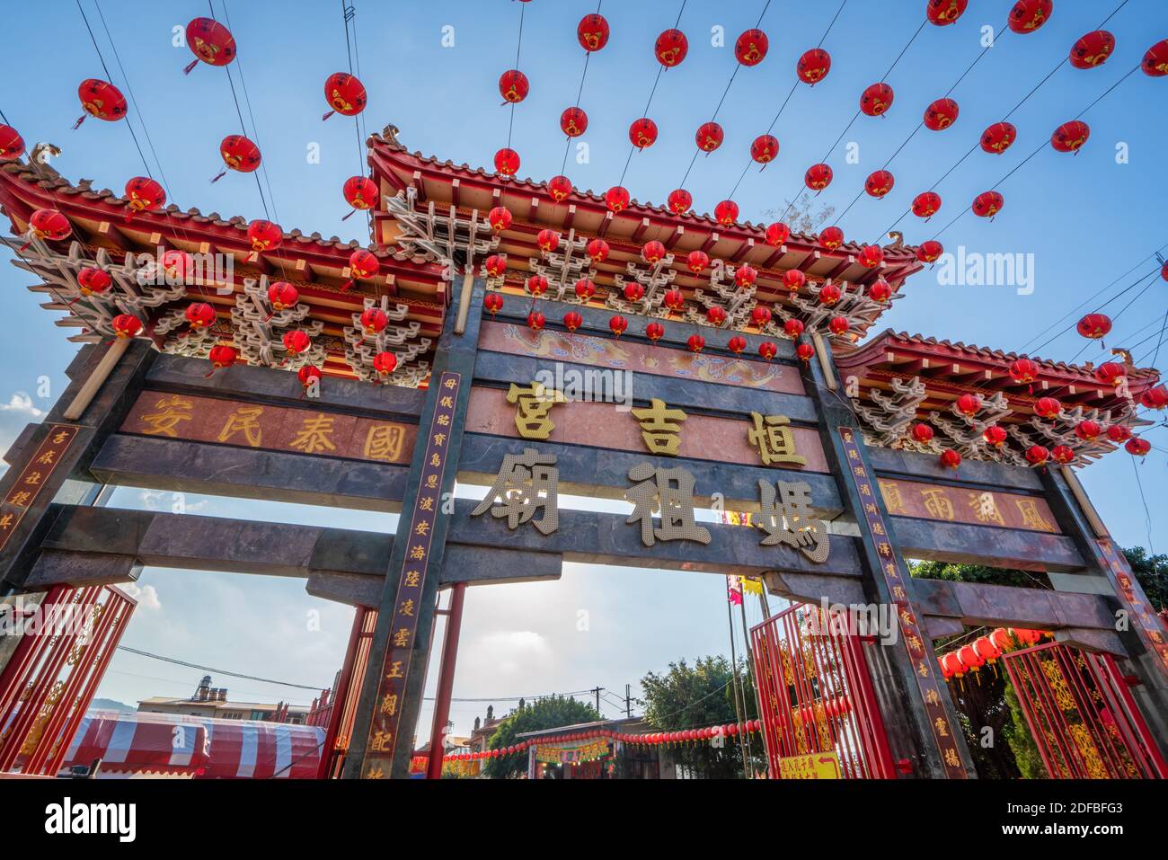 Puli Township, Nantou County, Taiwan - Dec. 02, 2020: Chinese altar ...