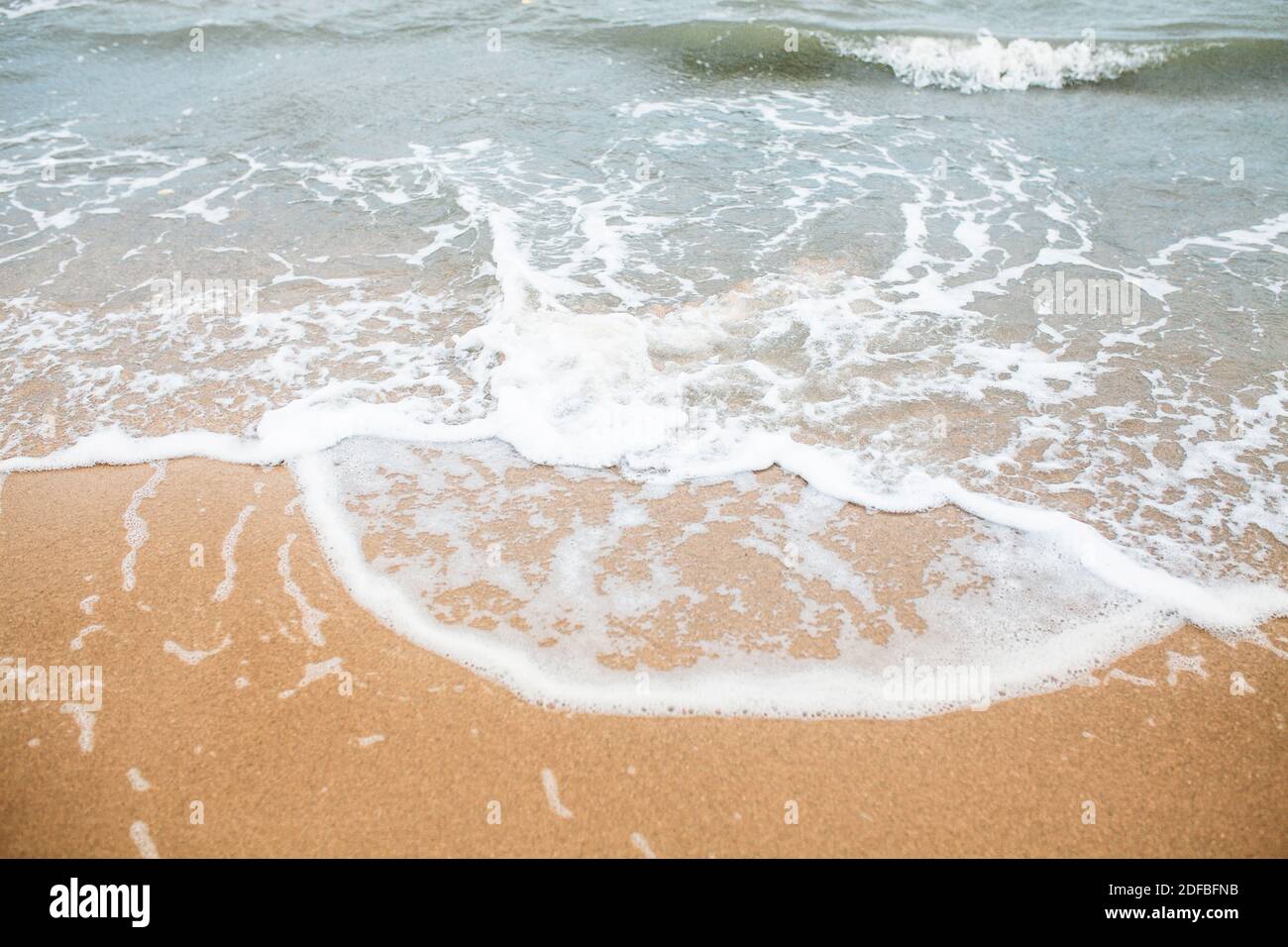 Tide water beach, ocean, background, foam. Beautiful background Stock ...