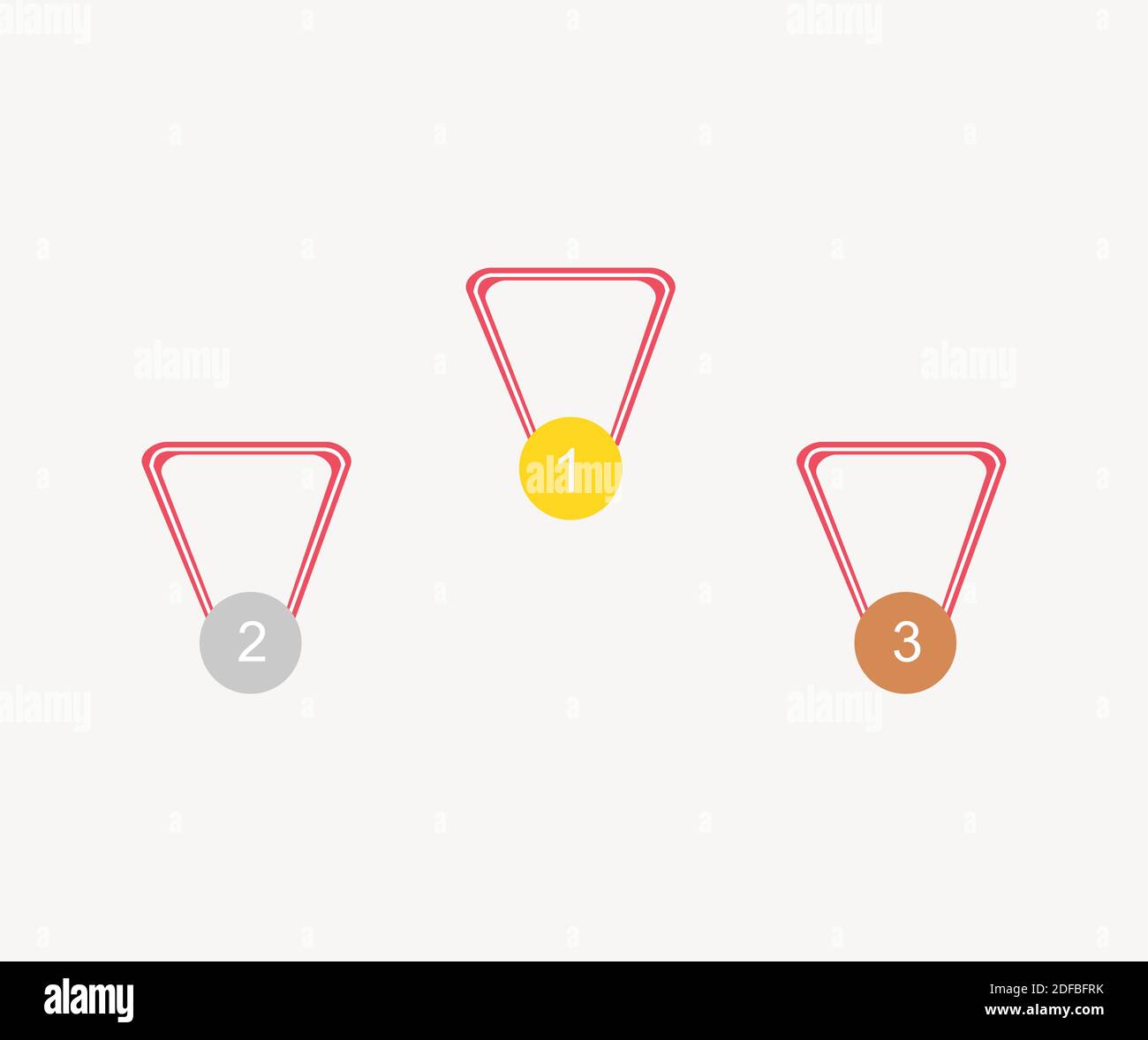 Medal award success line Stock Vector Images - Alamy