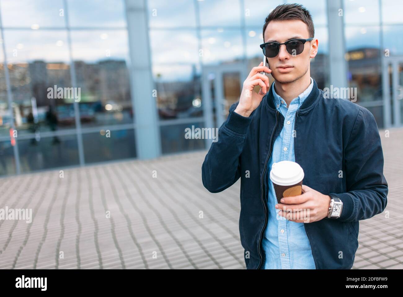 Guy making coffee hi-res stock photography and images - Alamy