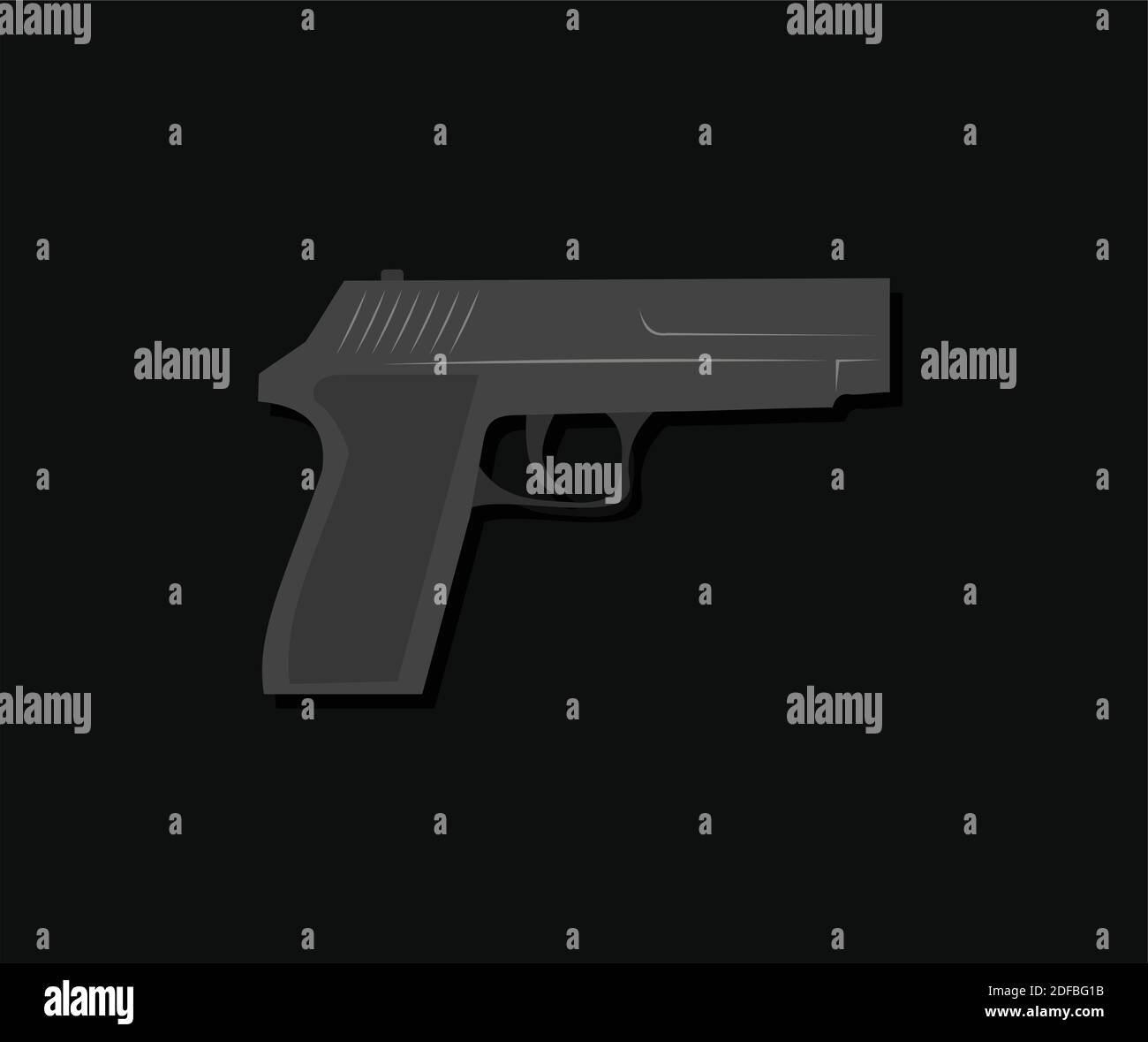 Gun delivery Stock Vector Images - Alamy