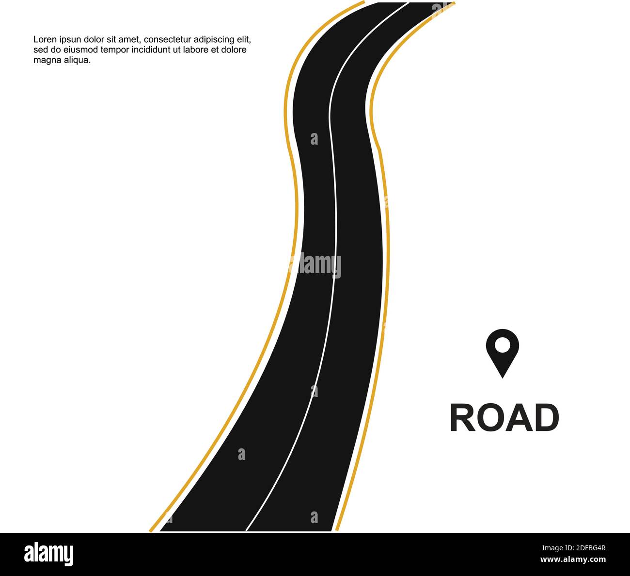 design about the road background Stock Vector Image & Art - Alamy