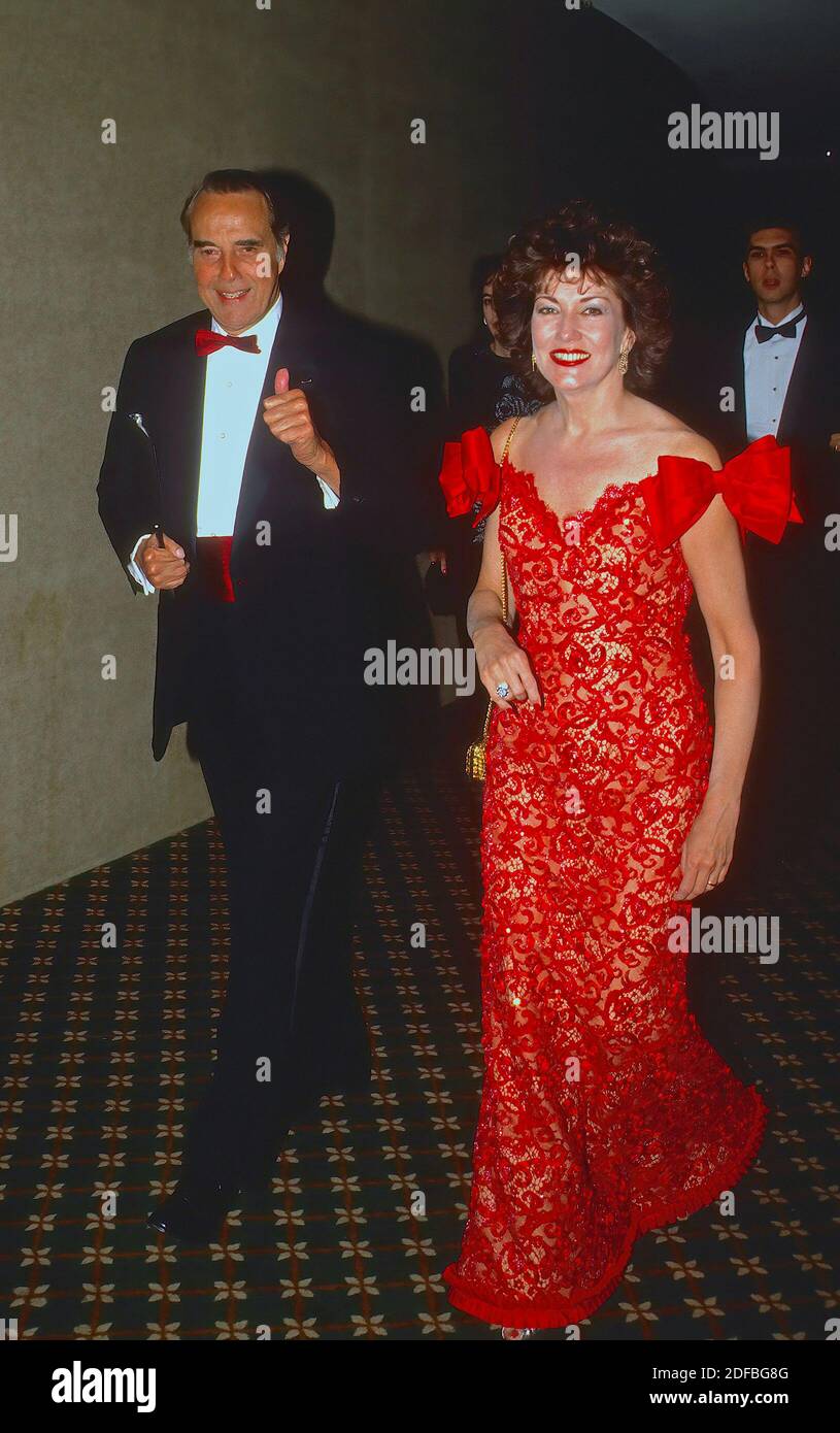 Washington DC. USA, May, 14, 1988 Senator Robert (Bob) Dole (R-KS) and ...