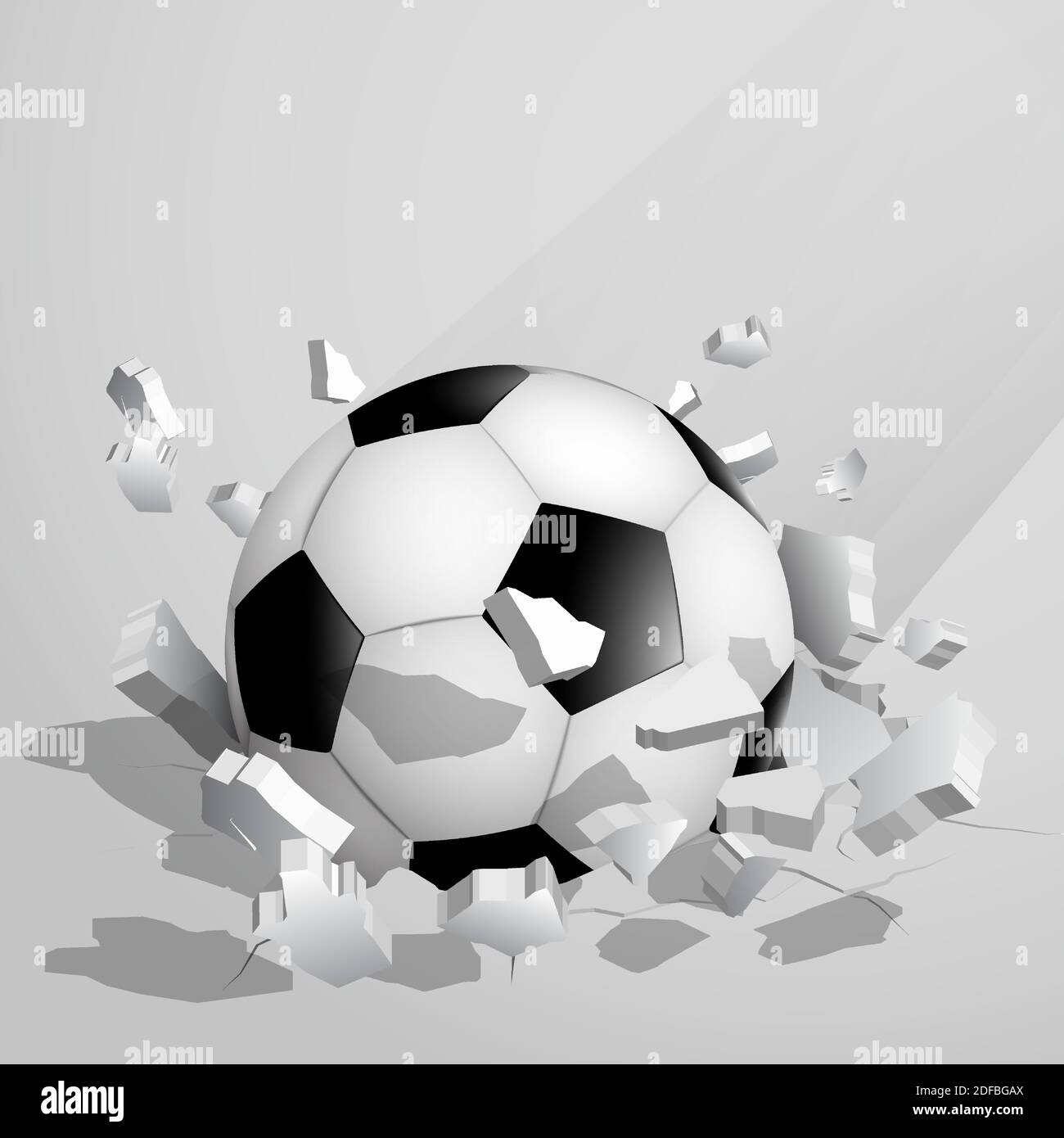 Football hole Stock Vector Images - Alamy