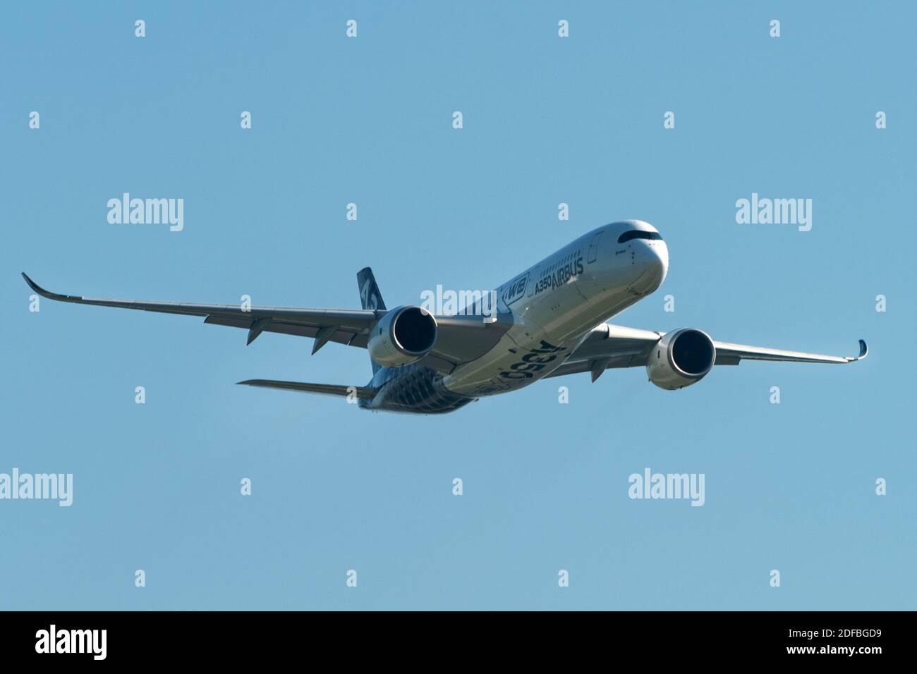 August 30, 2019. Zhukovsky, Russia. long-range wide-body twin-engine ...