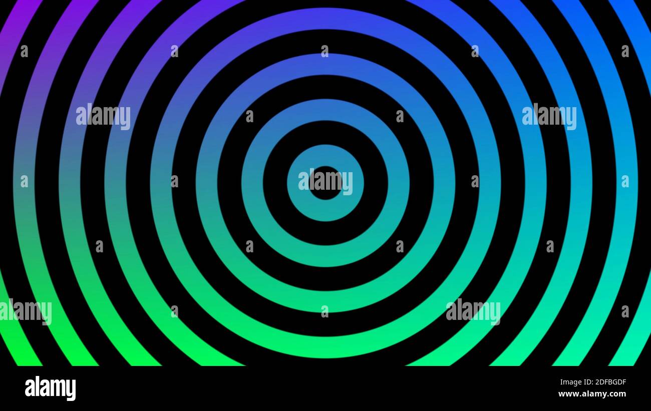 Abstract pattern of circles with colorful background and seamless loops ...