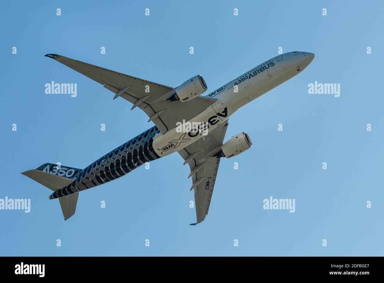 August 30, 2019. Zhukovsky, Russia. long-range wide-body twin-engine ...