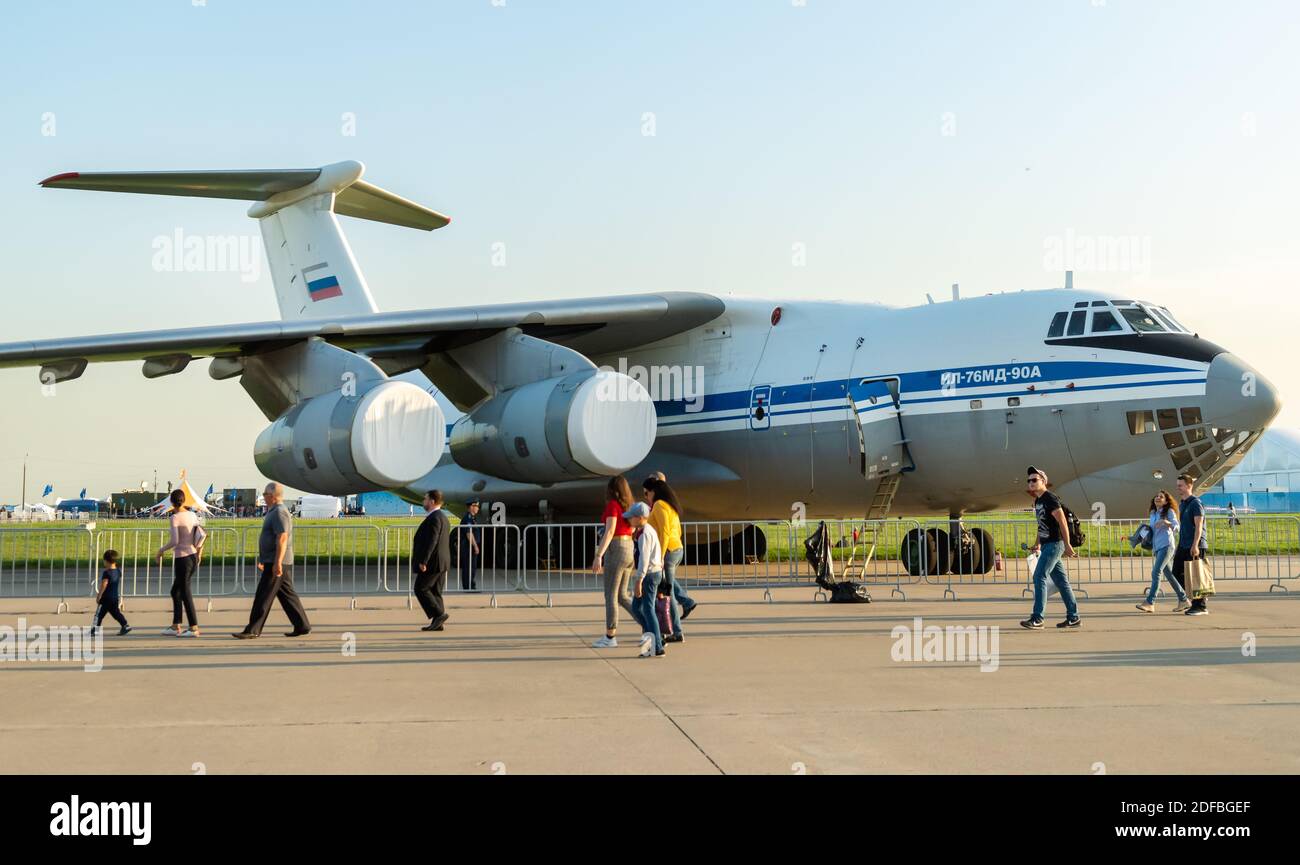 August 30, 2019, Moscow region, Russia. Russian heavy military ...