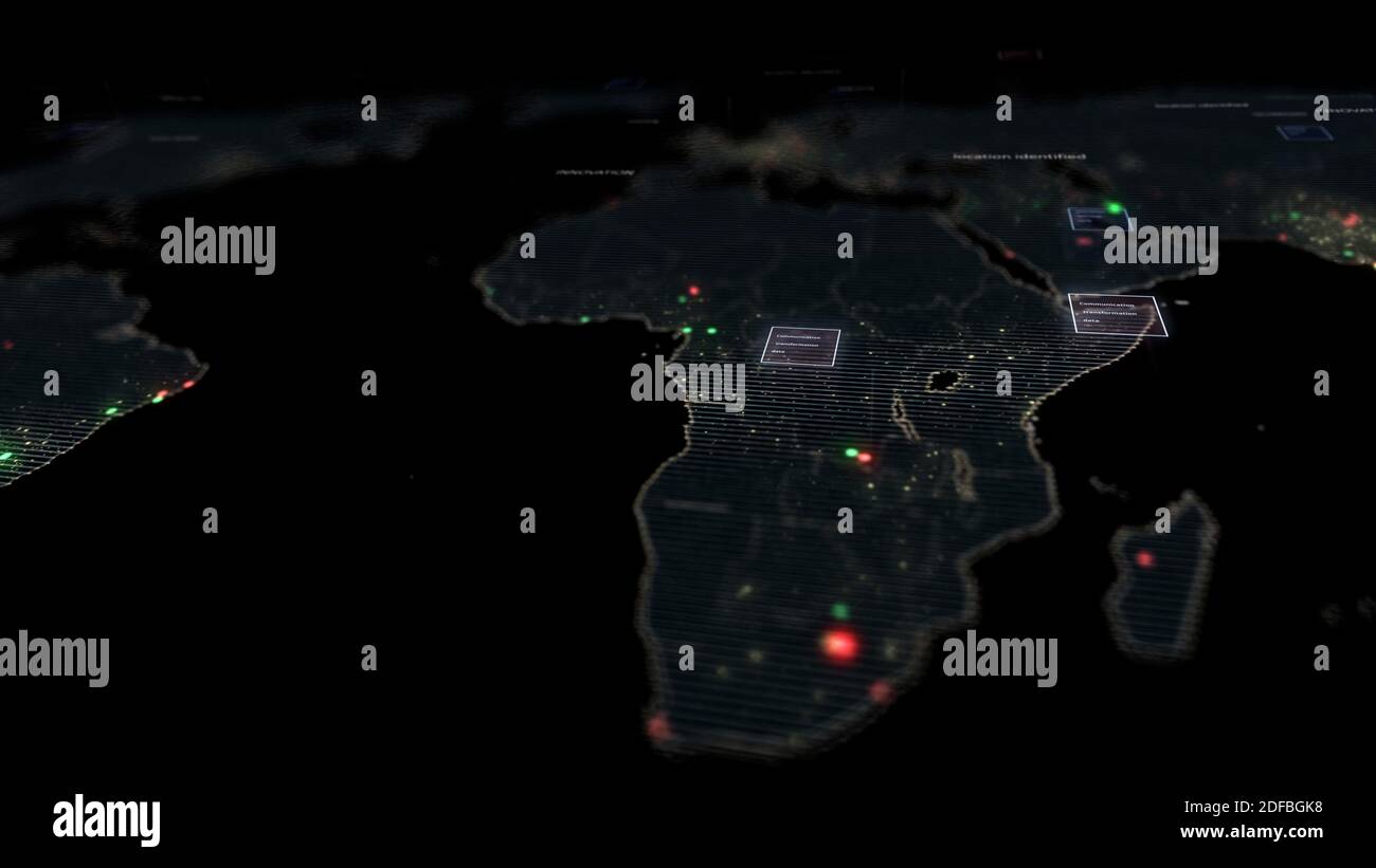 Digital surveillance world map, Concept of Global Businesses, Global ...