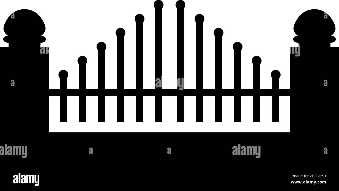Fence icon design template vector isolated illustration Stock Vector ...