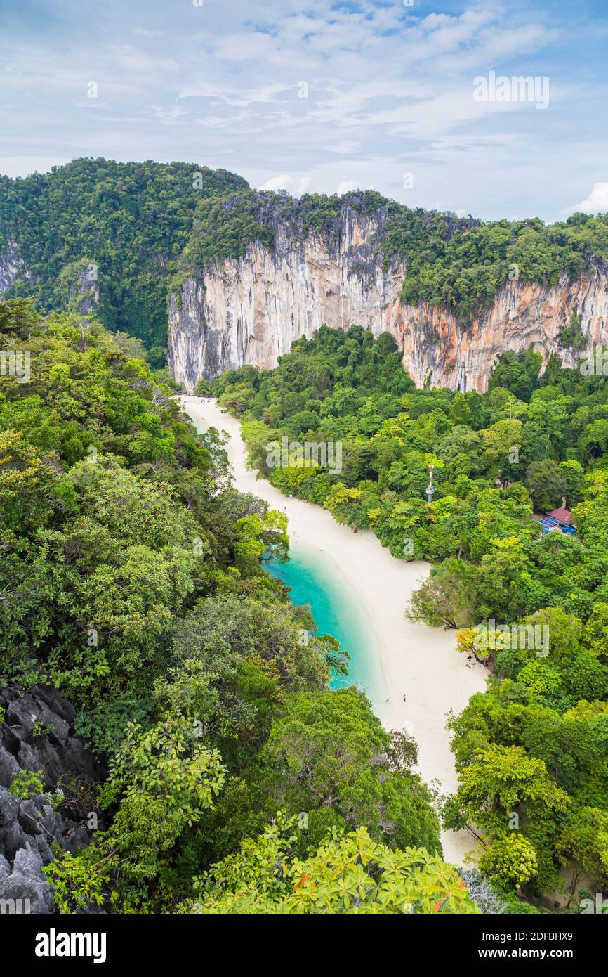 Koh Hong island view point to Beautiful scenery view 360 degree at ...