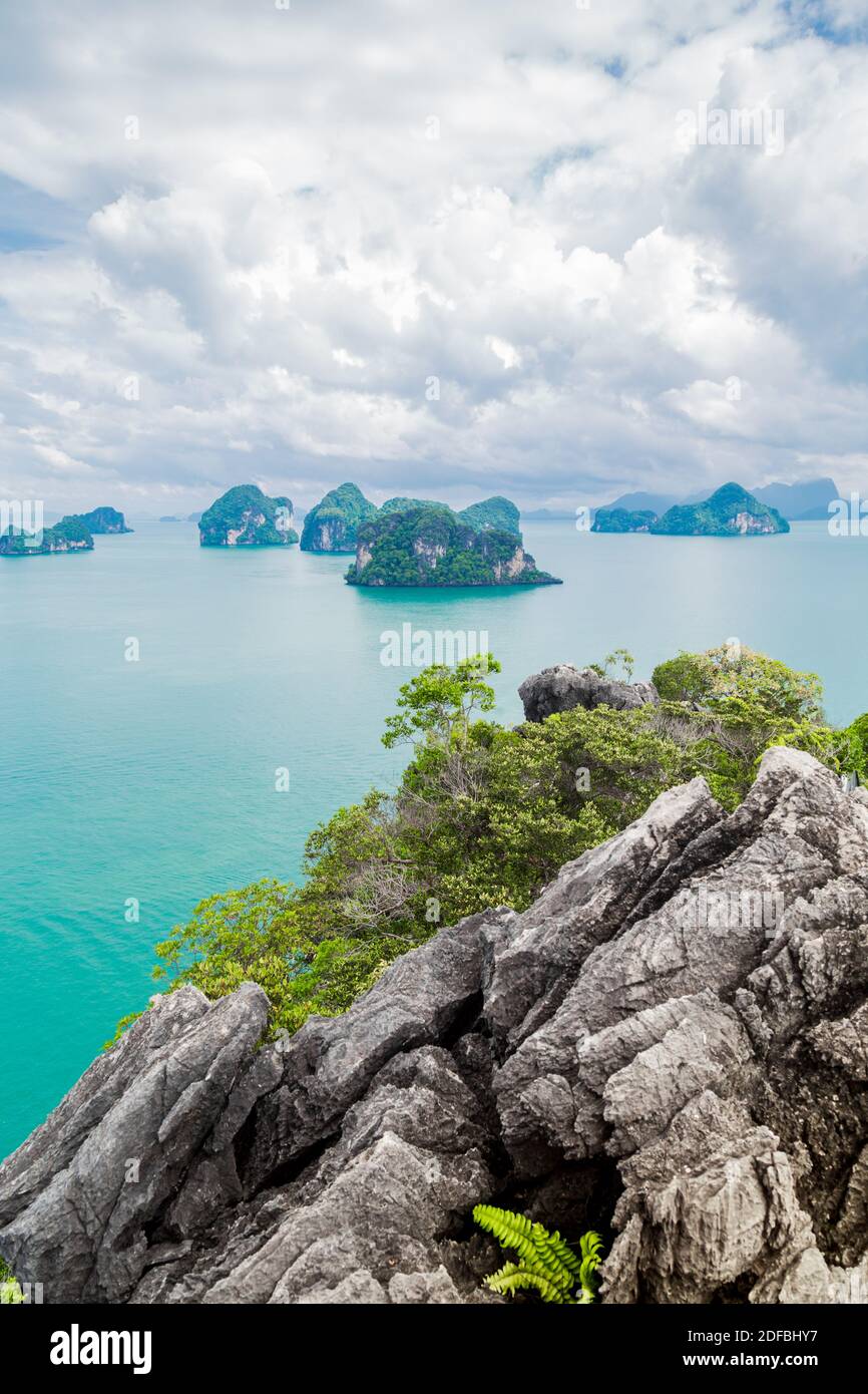 Koh Hong island view point to Beautiful scenery view 360 degree at ...