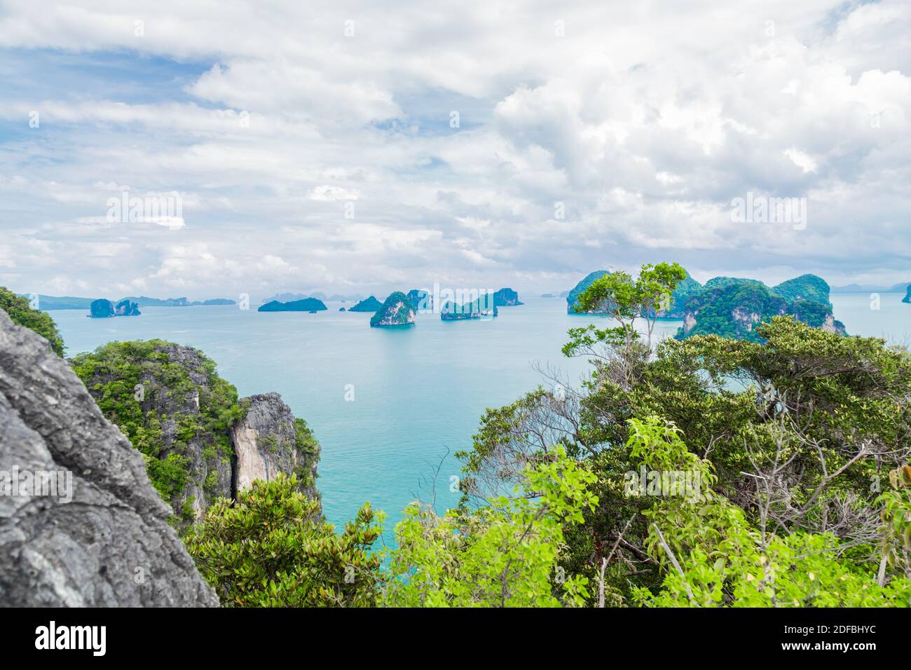 Koh Hong island view point to Beautiful scenery view 360 degree at ...