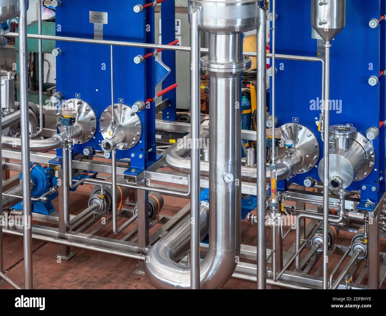 Plate heat exchanger hi-res stock photography and images - Alamy