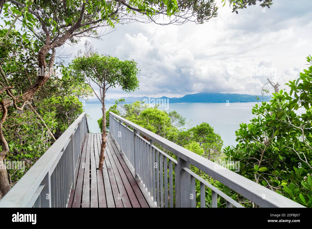 Walkway to the top viewpoint of Koh Hong island new landmark to see ...