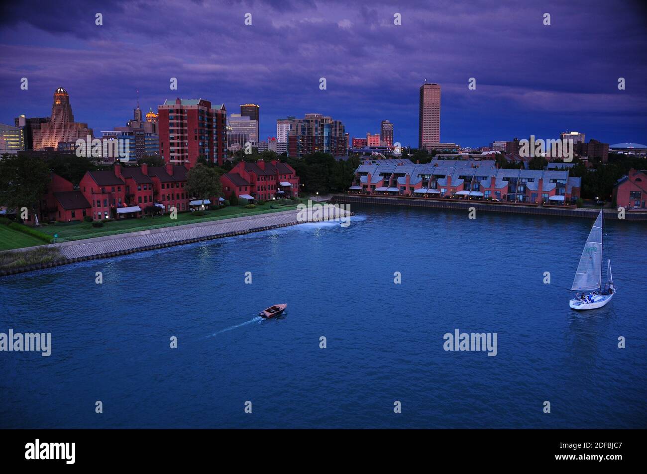 Buffalo, NY waterfront Stock Photo - Alamy
