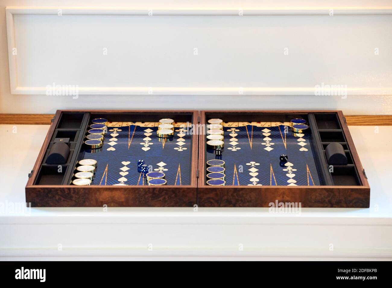 Backgammon set hi-res stock photography and images - Alamy
