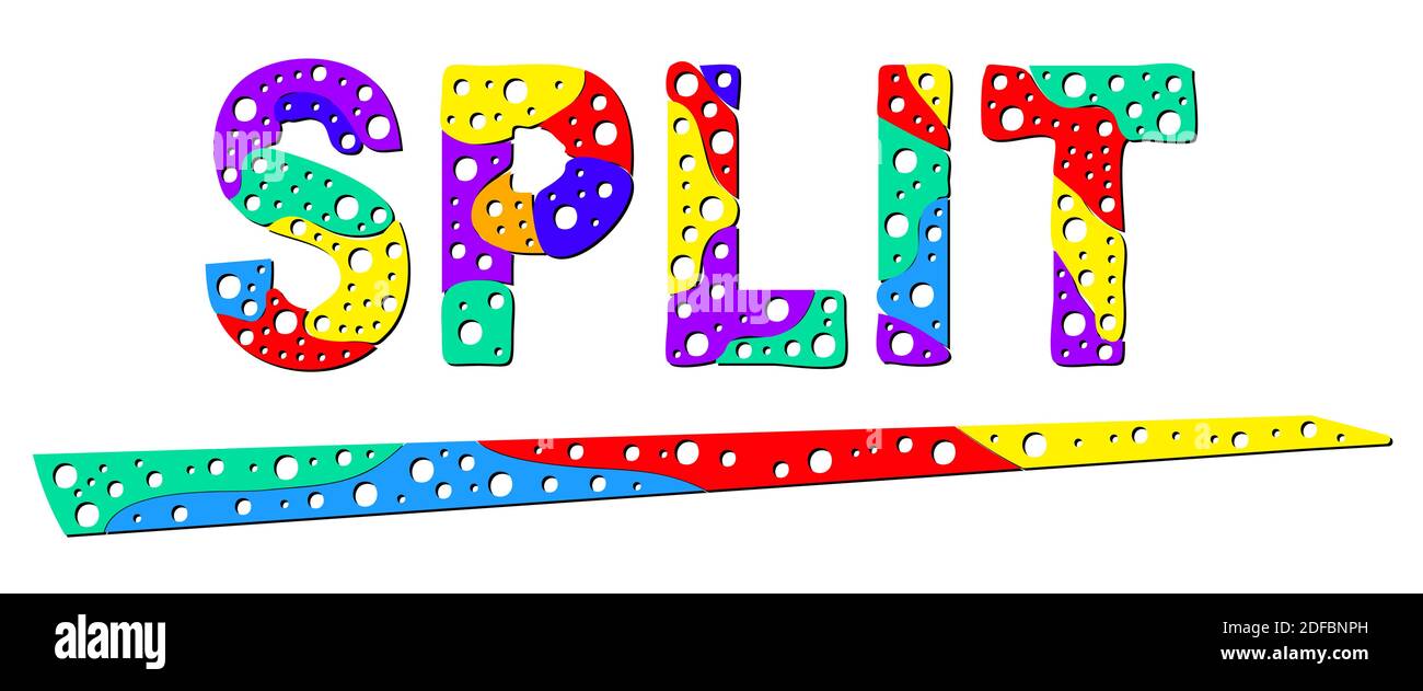 Guide tour split Stock Vector Images - Alamy