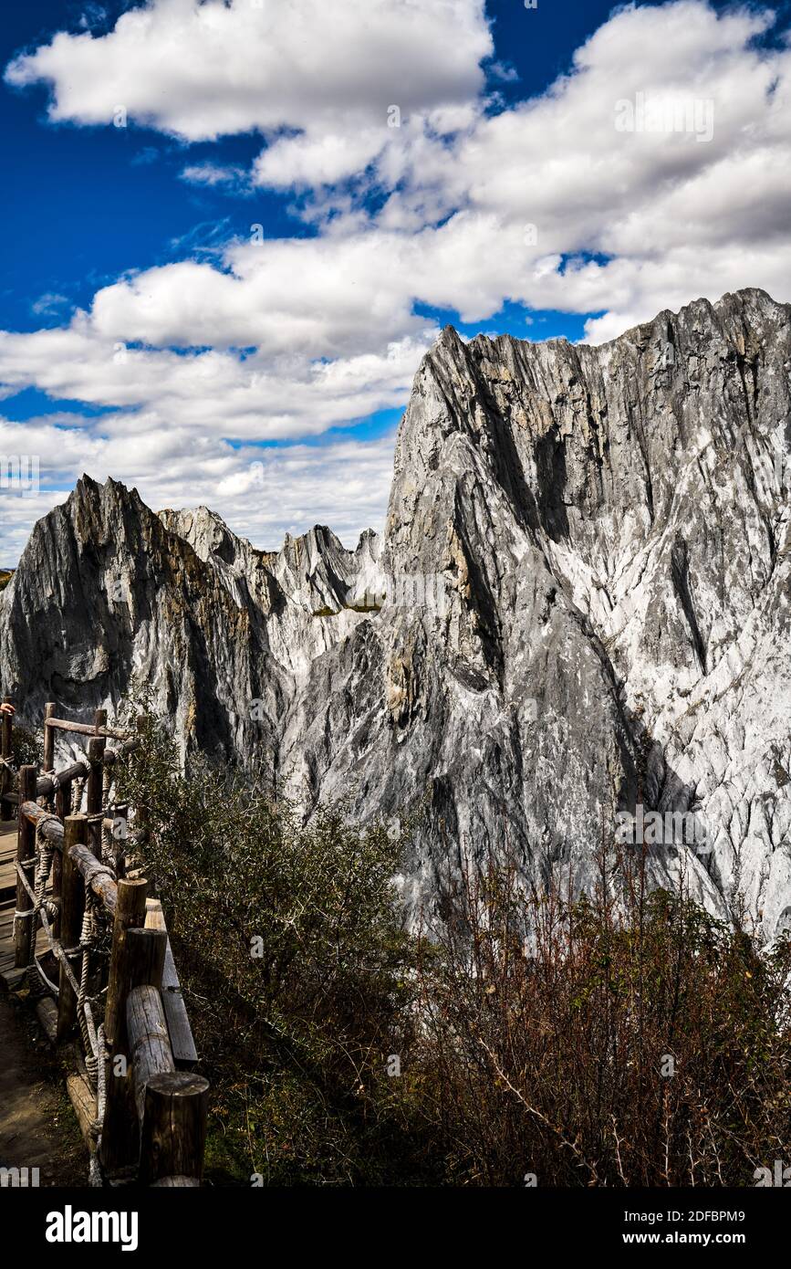 Bamei Stone Forest is China's only plateau stone forest landscape, an ...