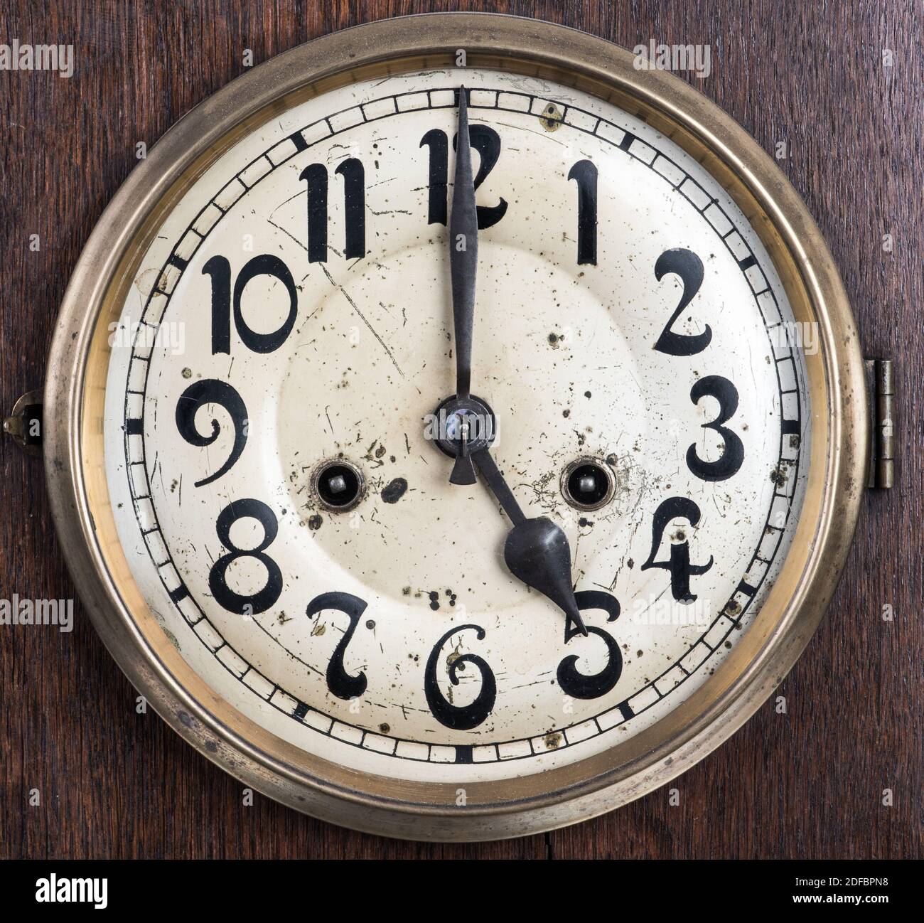 Antique clock dial close-up Stock Photo - Alamy