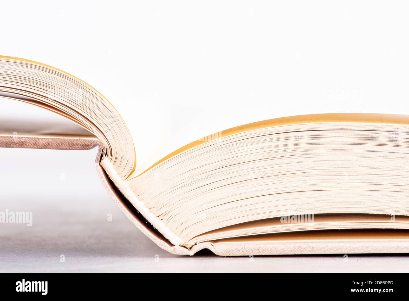 Opened book close-up education concept Stock Photo - Alamy