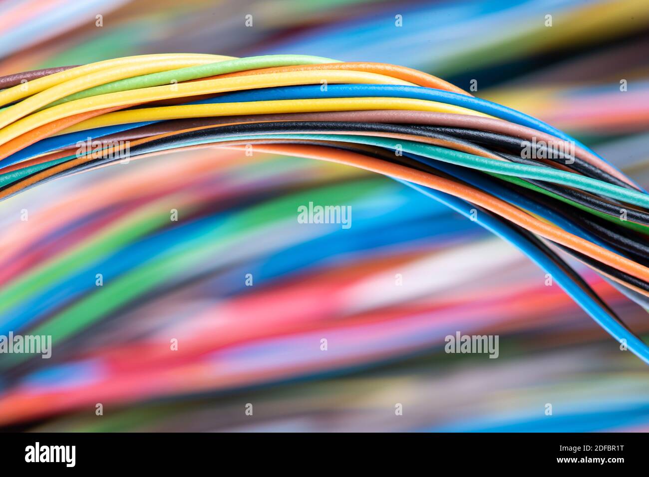 Wiring of electrical cables hi-res stock photography and images - Alamy
