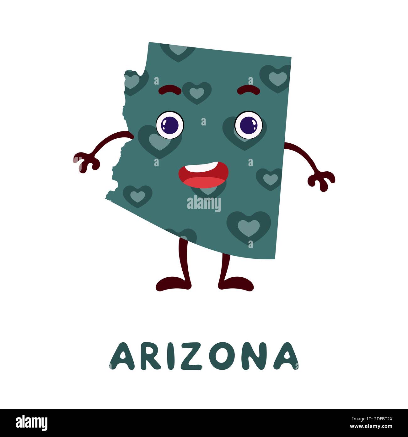 Arizona usa colorful Stock Vector Images - Alamy