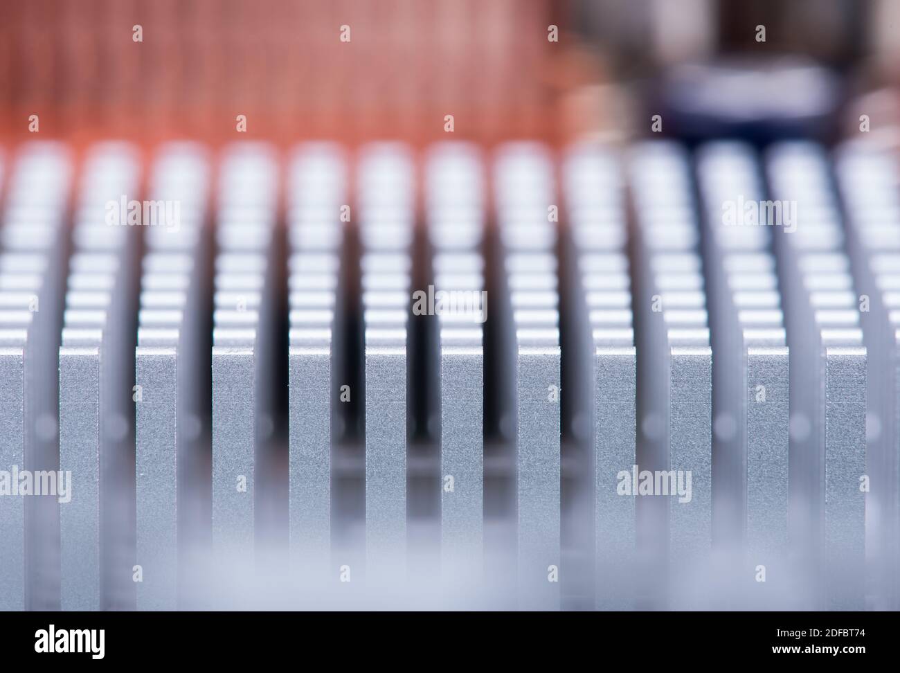 Aluminium CPU or GPU Cooler Heat Sink Closeup Stock Photo - Alamy