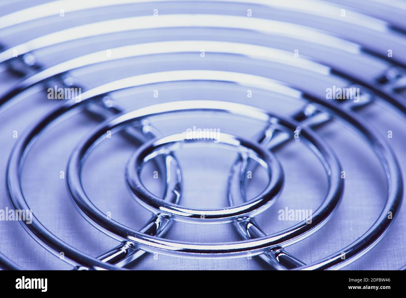 Abstract metal round grid background Stock Photo - Alamy