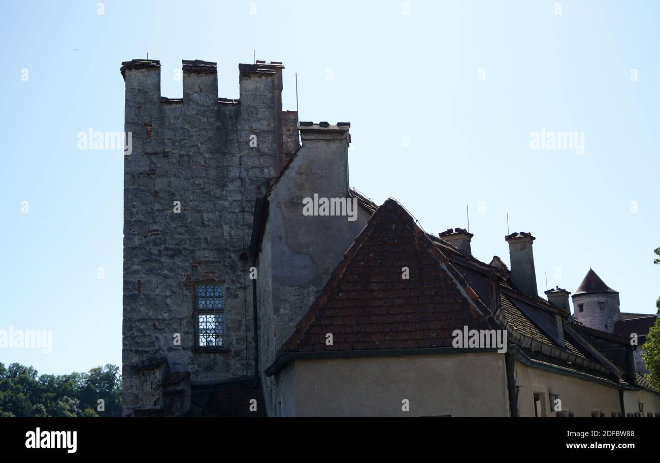 Castle complex lookout tower in hi-res stock photography and images - Alamy