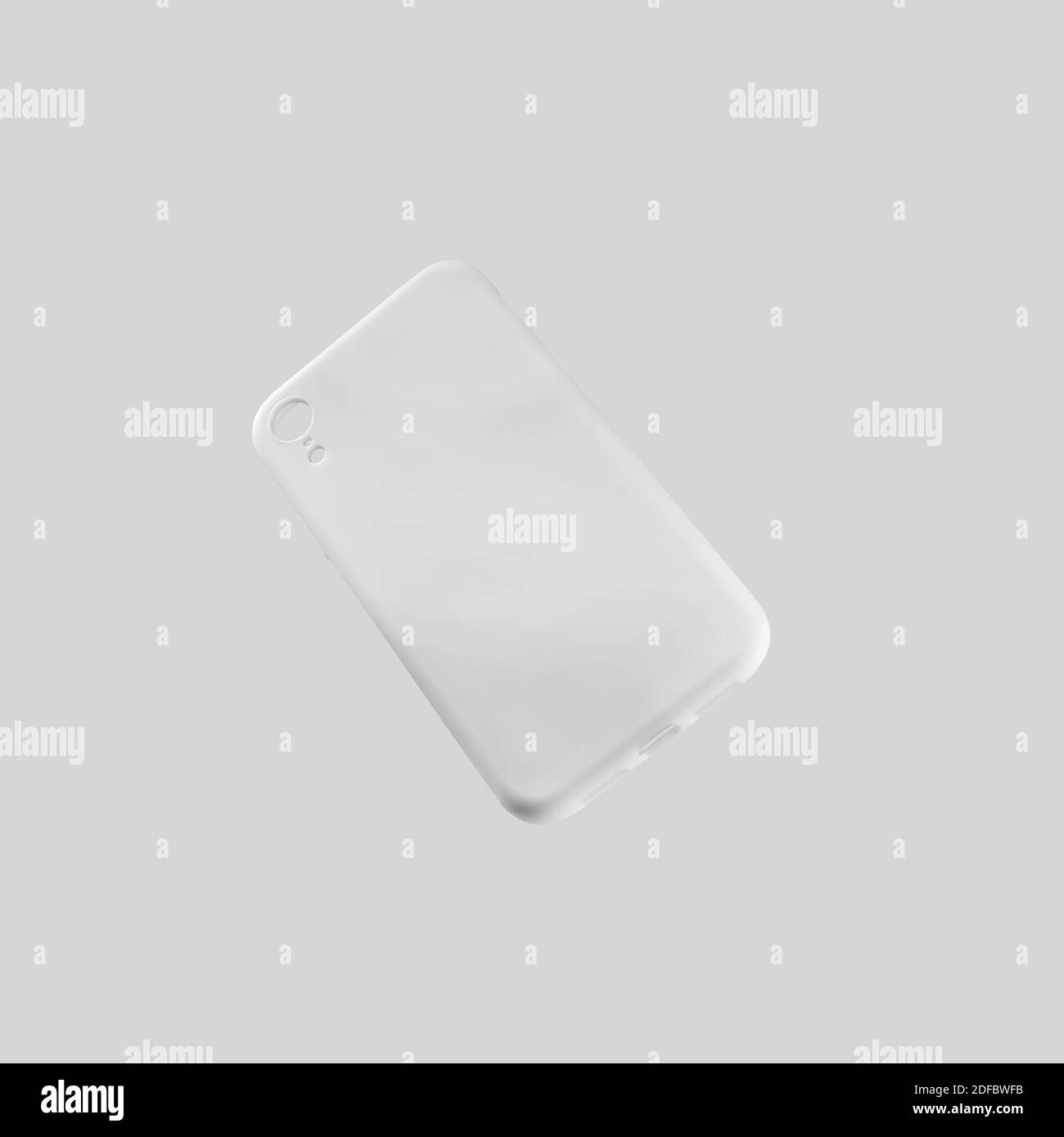 Mobile phone case template for presentation of design and pattern ...