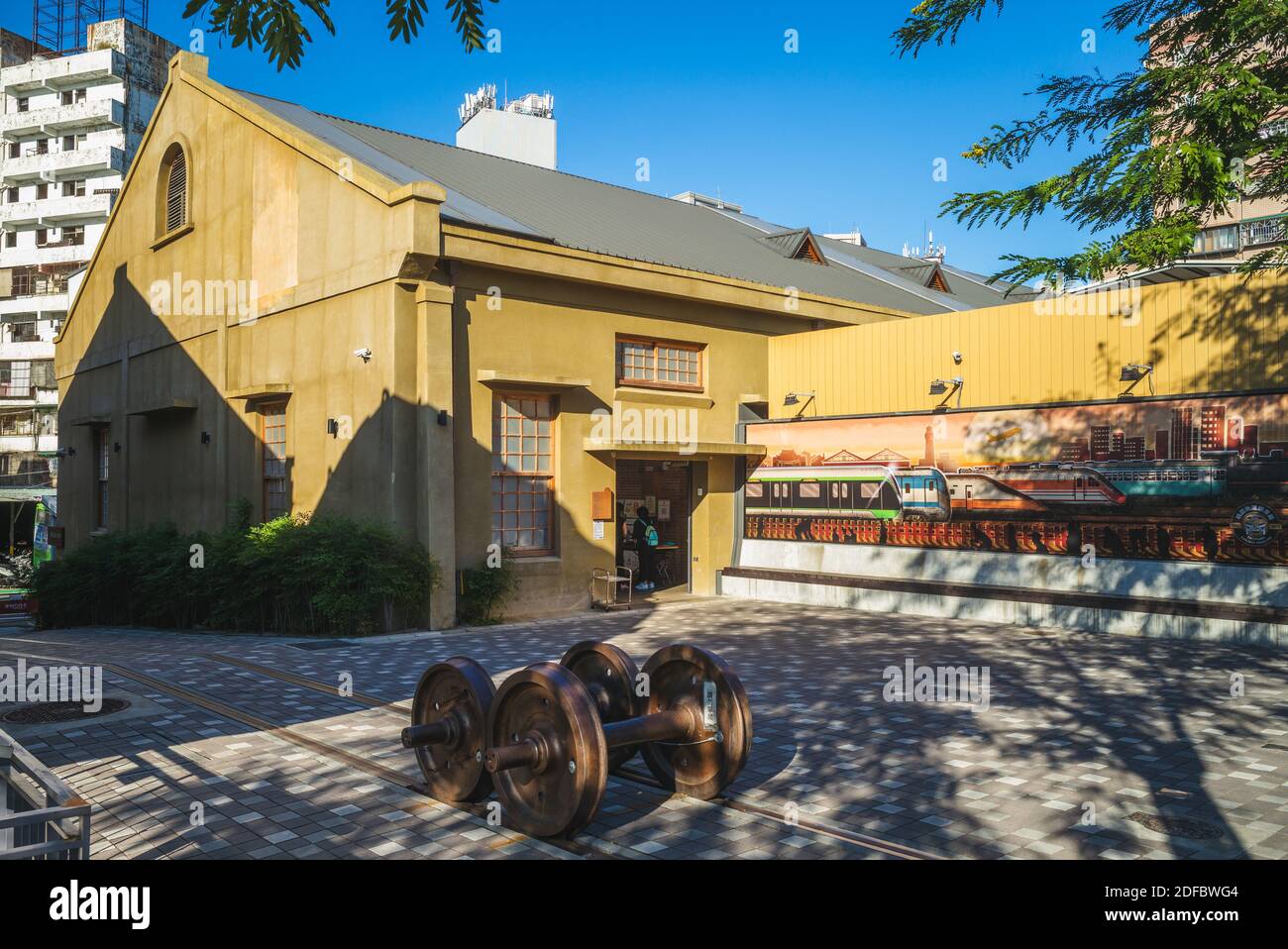 November 27, 2020: Taoyuan Railway Pavilion was an old warehouse of 82 ...