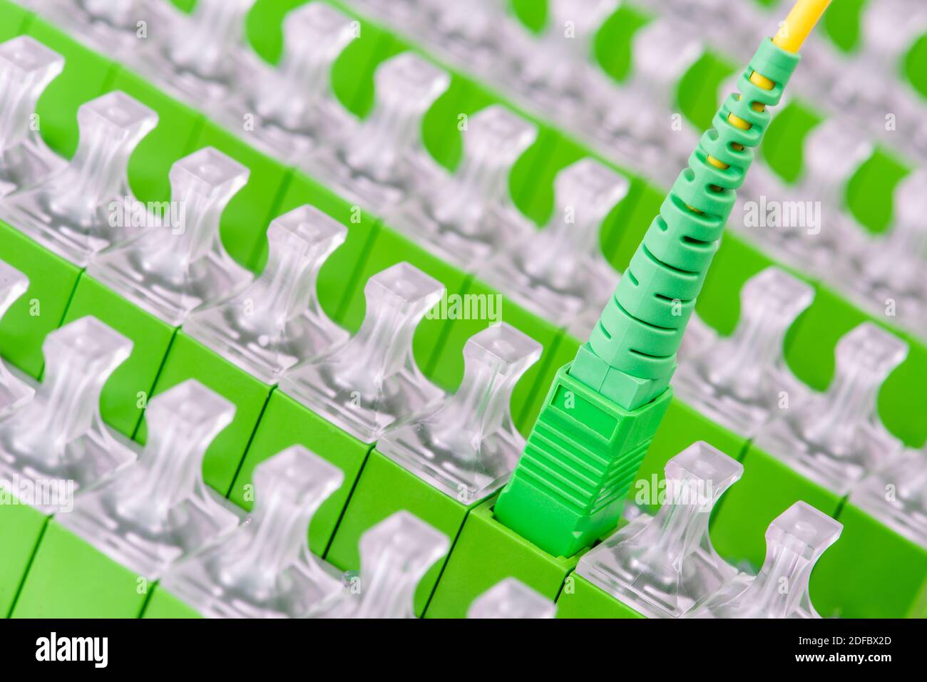 Optical Distribution Frame Close-up Hardware Communication Technology ...
