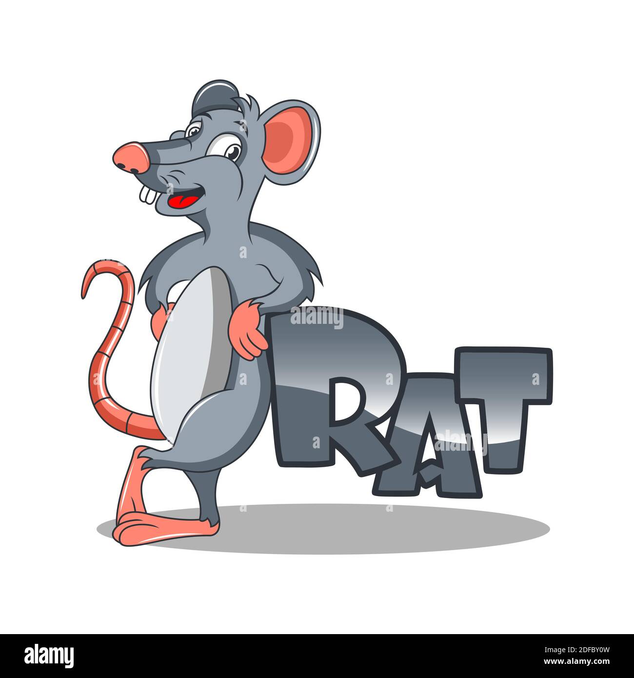 Rat cartoon Cut Out Stock Images & Pictures - Alamy