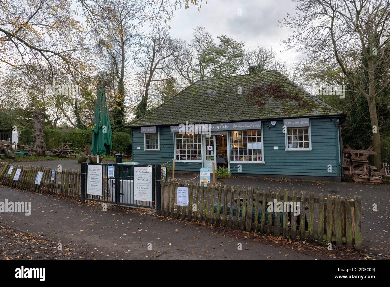 The Rookery Cafe at Streatham Common on the 9th November 2020 in London ...
