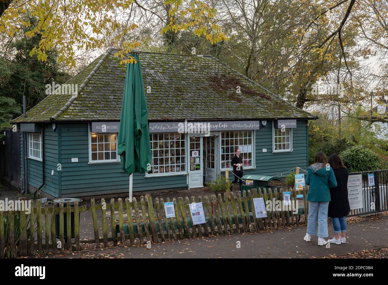 The Rookery Cafe at Streatham Common on the 9th November 2020 in London ...