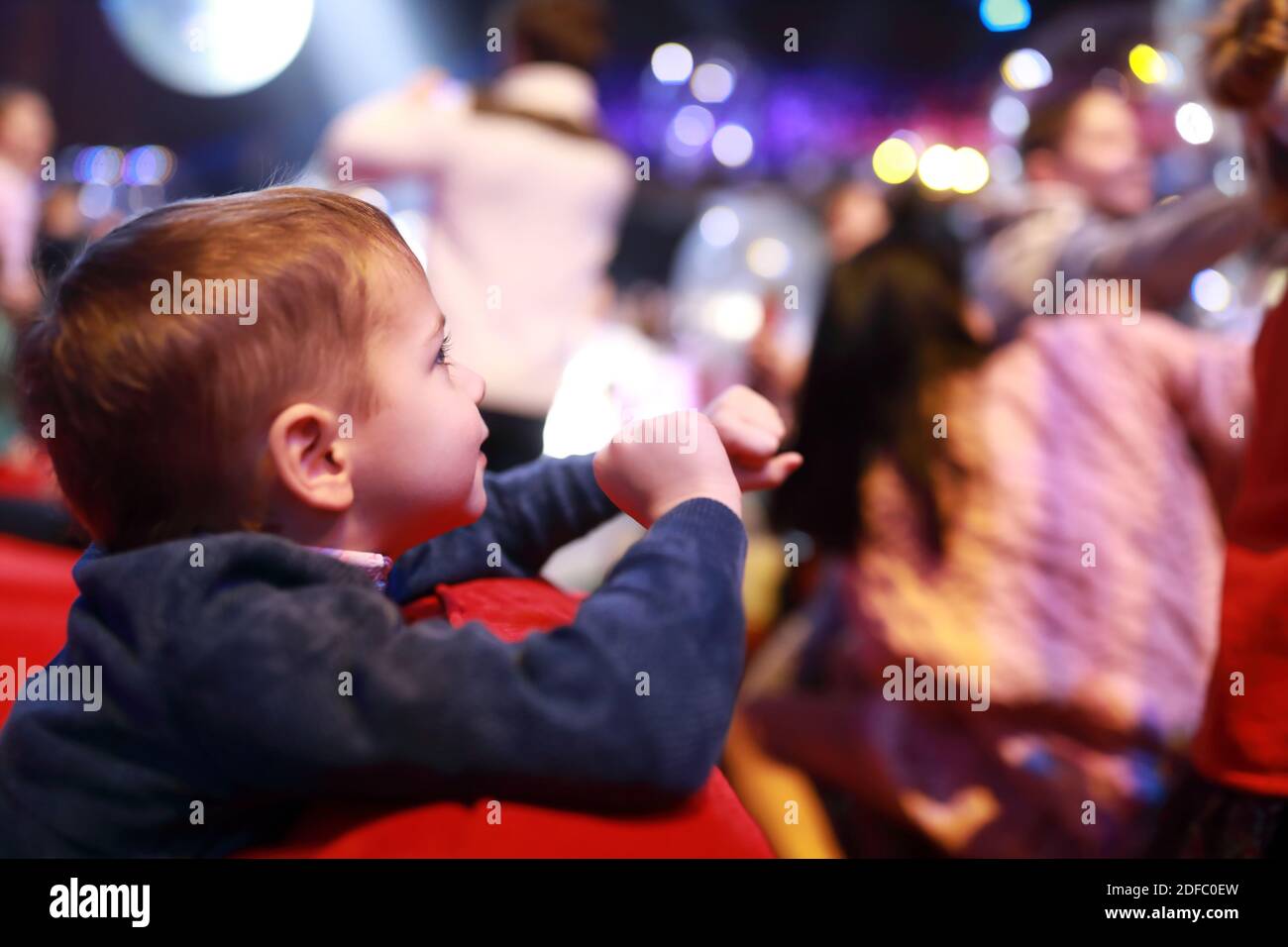 Boy listening to music night hi-res stock photography and images - Alamy