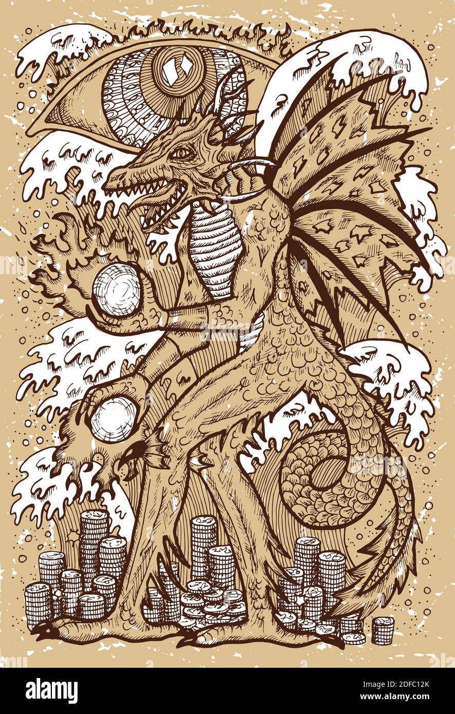 Zodiac animal sign, horoscope and astrological vector symbol. Graphic ...