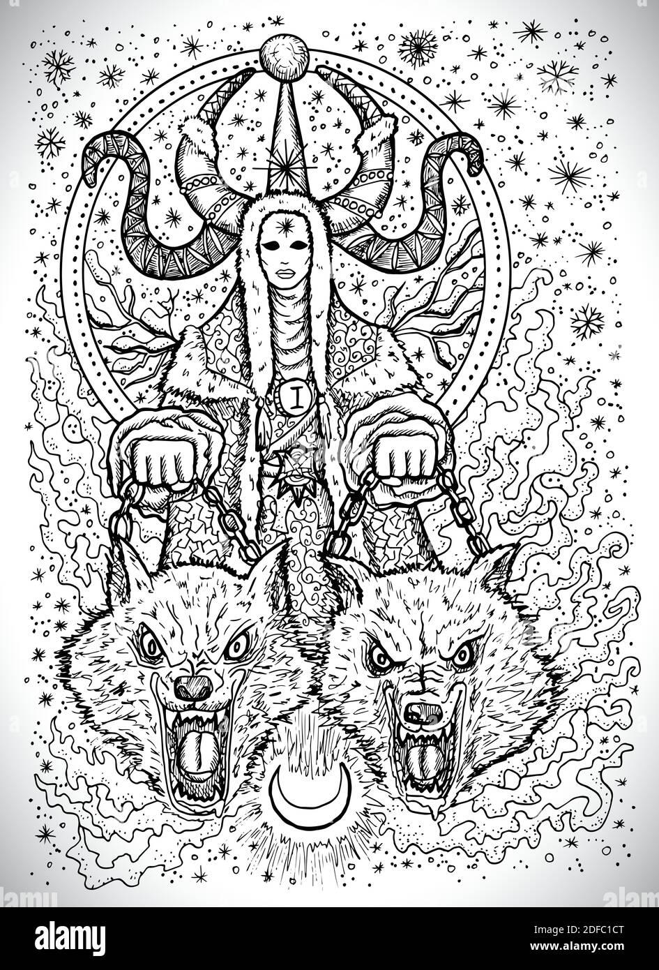 01 January month graphic concept. Hand drawn engraved illustration ...